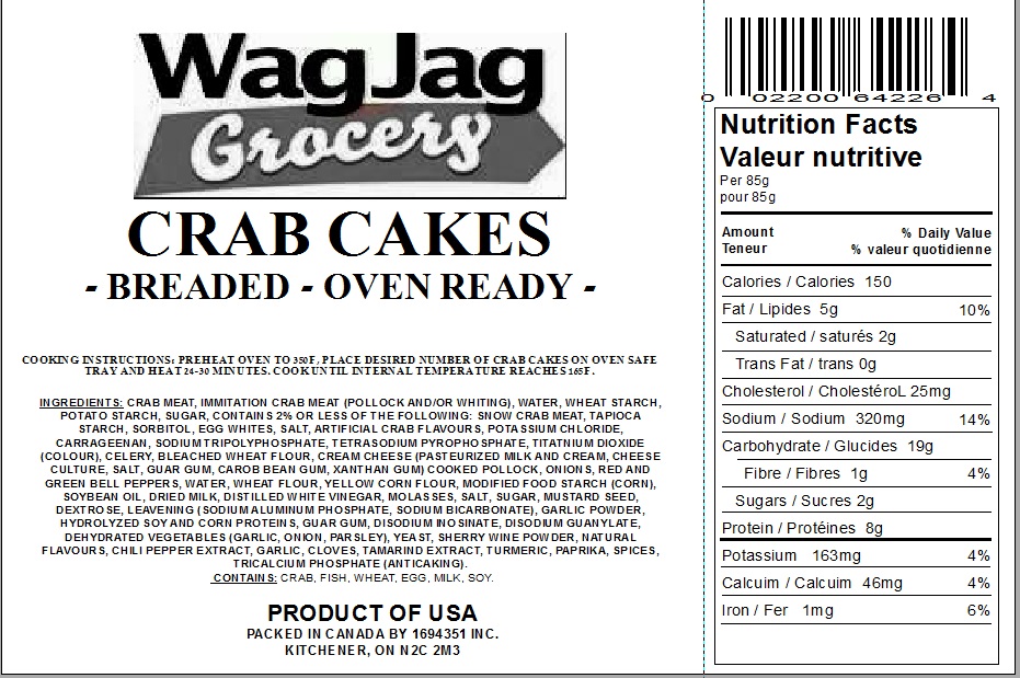 PRICE DROP! $48 for 2.2 kg of Crab Cakes (a $96 Value) | WagJag