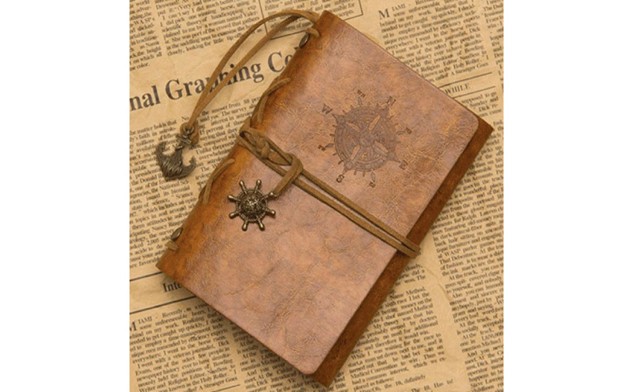 $10 for a 100-Page Refillable Vintage Nautical Notebook (a $28.25 Value ...