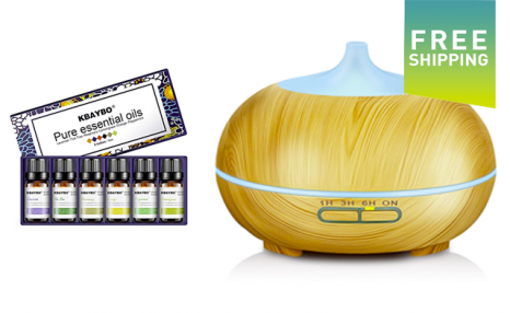 $49 for a 300mL Diffuser with 6 Essential Oils (a $129.95 Value)| WagJag