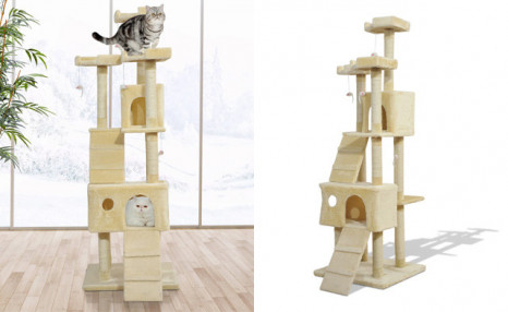 $99 for a PawHut 71-Inch Deluxe Cat Tree (a $189 Value)| WagJag