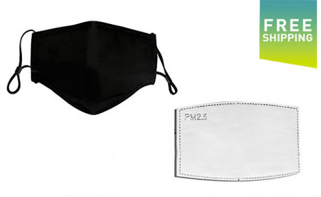 $19.99 for a Reusable Mask + 4 Filters (Non-Medical Grade)| WagJag