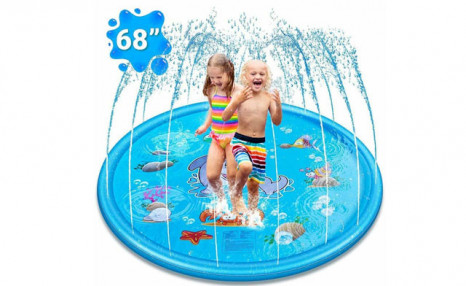 $22.90 for a 68-inch Inflatable Water Splash Play Pool| WagJag