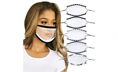 $29 for a 5-Pack of Reusable Clear Masks (a $68.97 Value) | WagJag
