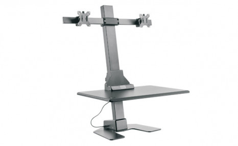 $519.99 for a Dual Monitor Electric Sit-Stand Workstation | WagJag
