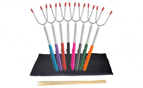 $24.95 for an 8-Pack of Stainless Steel Hot Dog Forks | WagJag