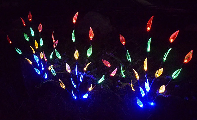 $38.95 for Outdoor Solar Leaf Lights (a $75 Value) | WagJag