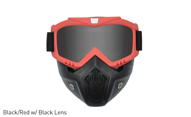 $26.95 for a Full Winter Face Shield w/ Detachable Goggles | WagJag