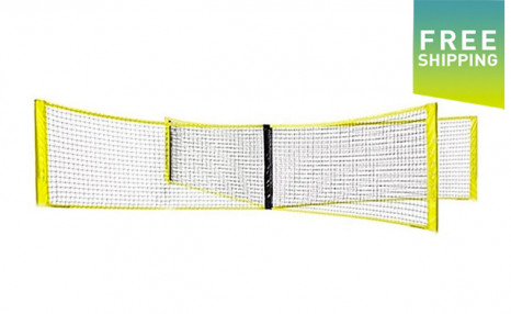 $34.95 for a Portable 4-Square Volleyball Net | WagJag