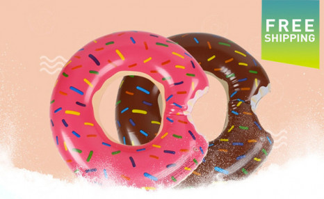$20 for a Giant Inflatable Donut Pool Float (a $55 Value) | WagJag