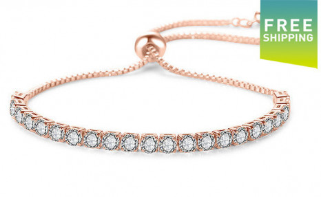 $17.95 for a Swarovski Elements Tennis Bracelet (a $119 Value)| WagJag