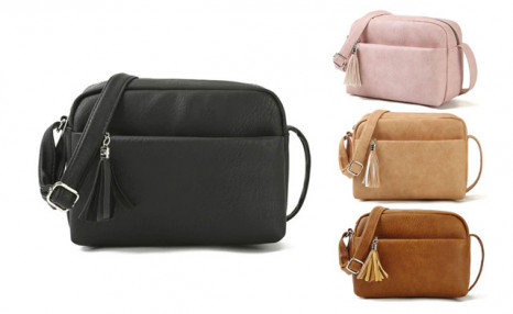 $24.95 for a Triple Zip Crossbody Handbag (a $59 Value) | WagJag