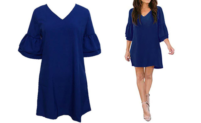 $33.95 for a Women's V-Neck Dress (a $75 Value)| WagJag