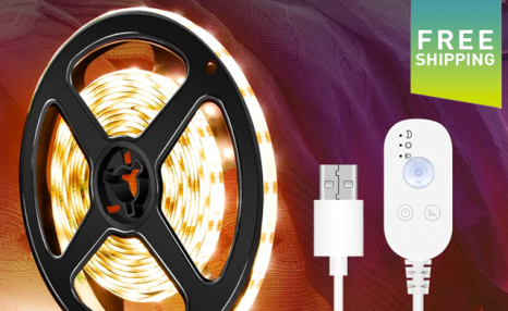 Up to 49% off a USB Motion Sensor Night Light Strip | WagJag