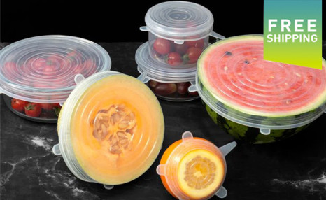 $16.95 for 6 Stretchable Silicone Covers (a $30 value) | WagJag