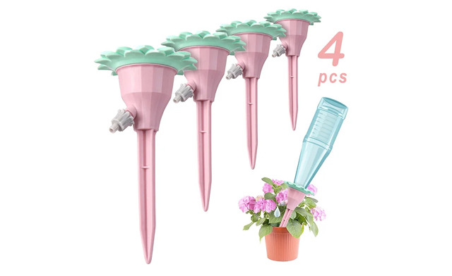 $18.93 for a 4-Pack of Automatic Watering System for Plants | WagJag