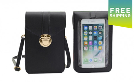 Up to 60% off a PU Leather RFID Blocking Cellphone Bag | WagJag