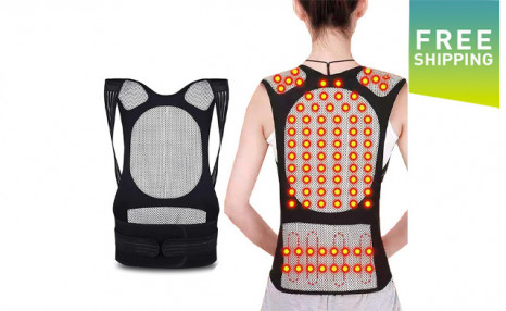 $35.95 for a Magnetic Therapy Self-Heating Back Support Brace | WagJag