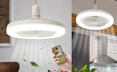 $24.95 for a 30W LED Smart Fan Light (a $67.99 Value) | WagJag