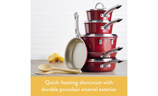 $159.99 for a 12-Piece Ayesha Curry Cookware Set | WagJag