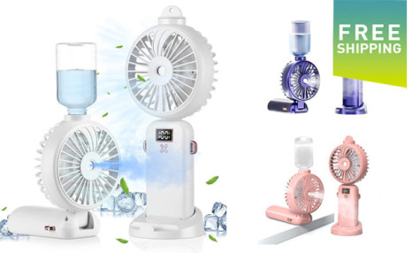 $25 for a Mini Fan with Water Mist Spray (a $45 Value) | WagJag