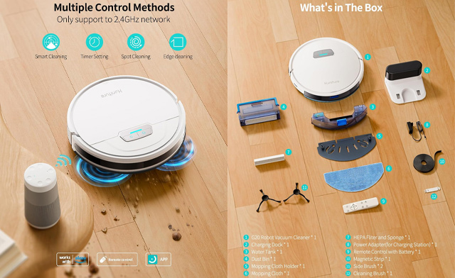 $149.95 for a HONITURE Robot Vacuum and Mop (a $289.99 Value) | WagJag