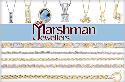 $50 for $100 Worth of Jewellery and Giftware at Marshman Jewellers| WagJag