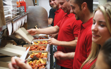 $15 for Two Pounds of Wings, Large Fries, Veggies, Dip and Two Cans of ...