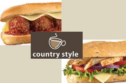 $4 for any 12-Inch Sandwich at Country Style Donuts (An $8 Value)| WagJag