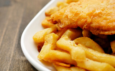 $12 for Alaskan Halibut and Chips & Pops for 2 from Gold Boat Fish and ...