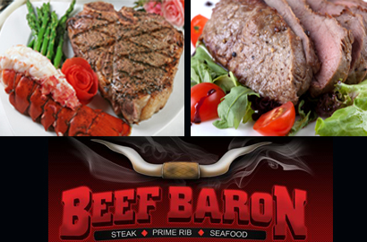 $15 For $30 Worth of Steak, Seafood and More at Beef Baron| WagJag
