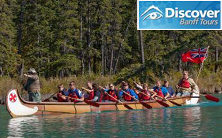 $20 For a 1.5-Hour Guided Voyageur Canoe Tour with Discover Banff Tours ...