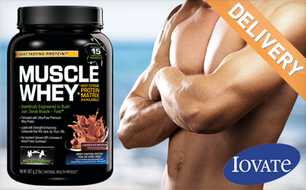 $30 for 4 lbs of Muscle Whey Ultra-Pure Protein Powder from Iovate ...