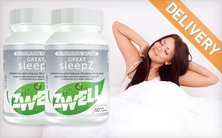 $29 for 2 Bottles of Zwell Great sleepZ Drug-Free Sleep Aid (an $83 ...