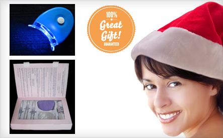 $39 for At-Home Teeth Whitening Kit - Includes 1 Free LED Light (value ...