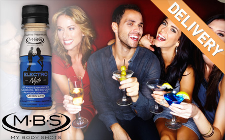 $16 for 24 x 2.5 oz Electro Nyte Holiday Party Recovery Drinks from My Body Shots (a $69 Value ...