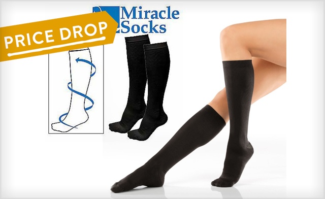 Up to 79% off Anti-Fatigue Compression Miracle Socks | WagJag
