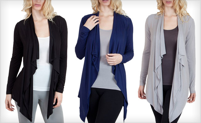 WagJag: $49 for a 3-Pack of Multicoloured Cascade Cardigans (a $149 Value)