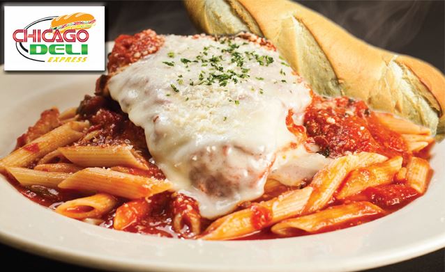 $19 for a Veal or Chicken Parmigiana Meal, Including Penne and Fresh ...