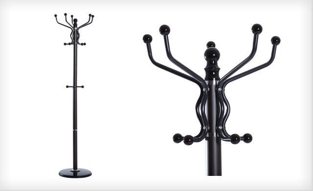 A $49 3 Level 14 Hook Rotating Metal Hat & Coat Rack Deal | WagJag
