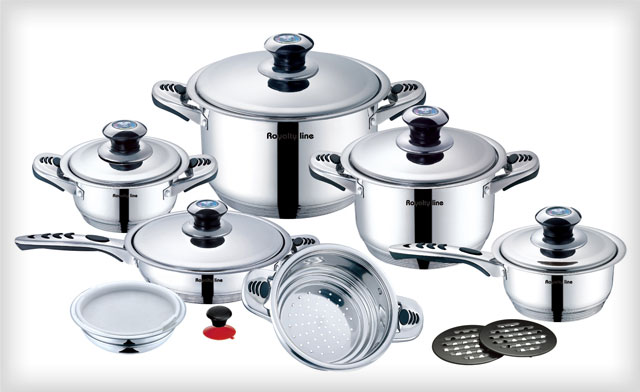 $139 for a 16-Piece Royalty Line Cookware Set (a $253 Value) - WagJag.com