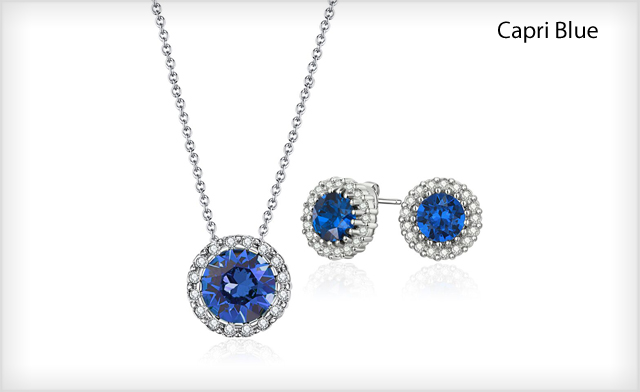 $35 for a Crystal Envy Set with Crystals from Swarovski Elements Deal ...