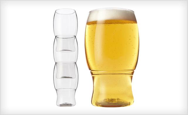 $12.95 for a Tossware Shatterproof Stackable Ice Tea/Beer Glasses BPA ...