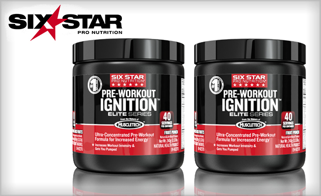 $21 for 2 Six Star Pre-Workout Ignition Formulas (a $67 Value) - WagJag.com