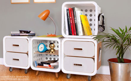 $49 for 2 Quirky Crates including 2 Drawers, 1 Wheel Set and a Link Kit ...