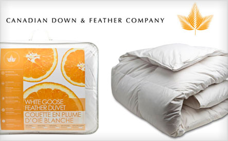 Up to 61% off White Goose Feather Duvets from Canadian Down and Feather ...