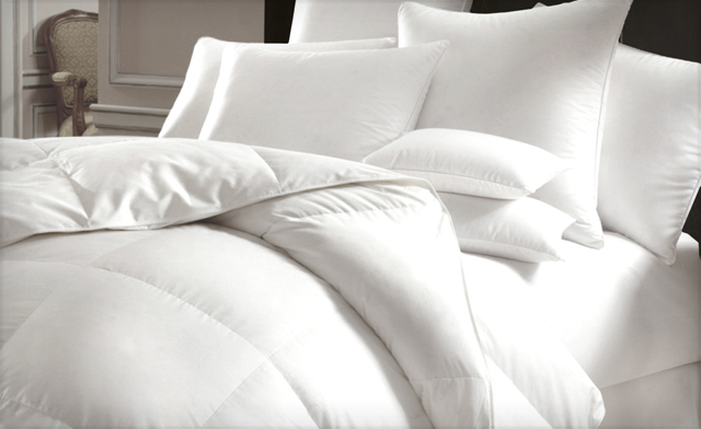 Up to 70% off a Microfiber Cover White Feather Fill Duvet | WagJag