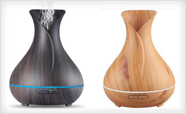 $45 for a Spa Quality Essential Oil and Aromatherapy Wooden Diffuser ...